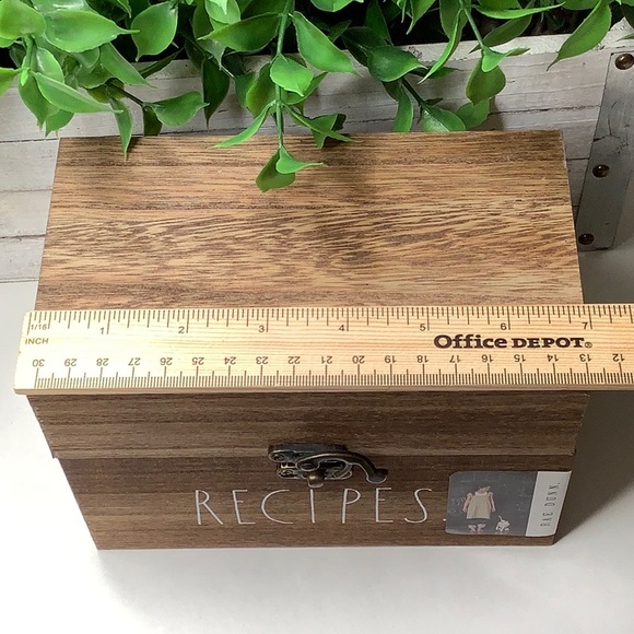 Rae Dunn | Kitchen | New Rae Dunn Wooden Recipe Storage Box | Poshmark